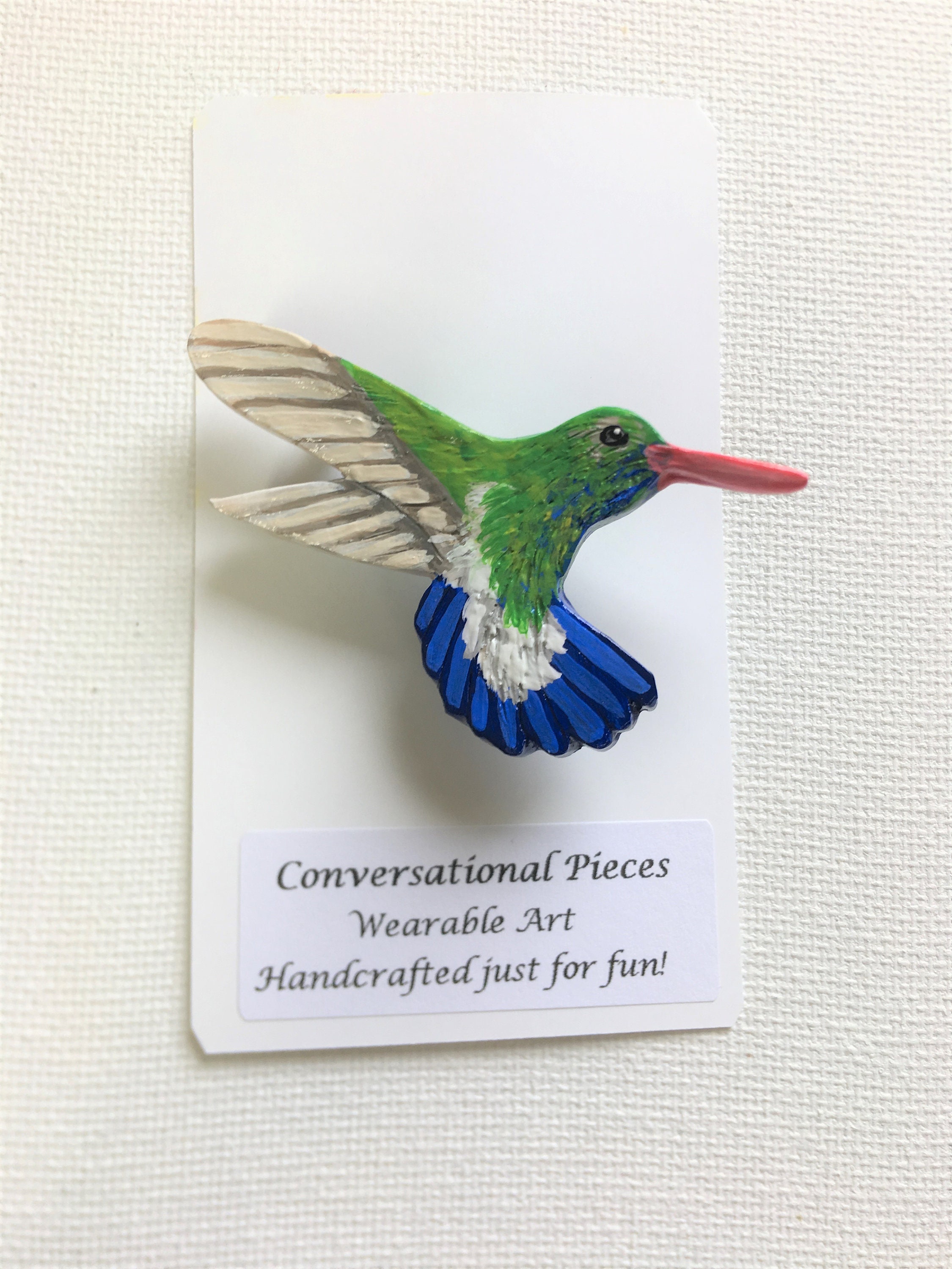 Hummingbird Pin | Etsy
