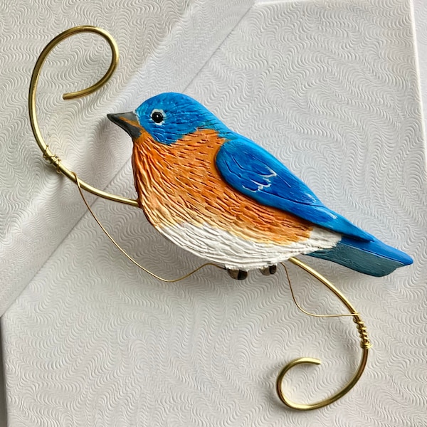 Bluebird Brooch - Etsy