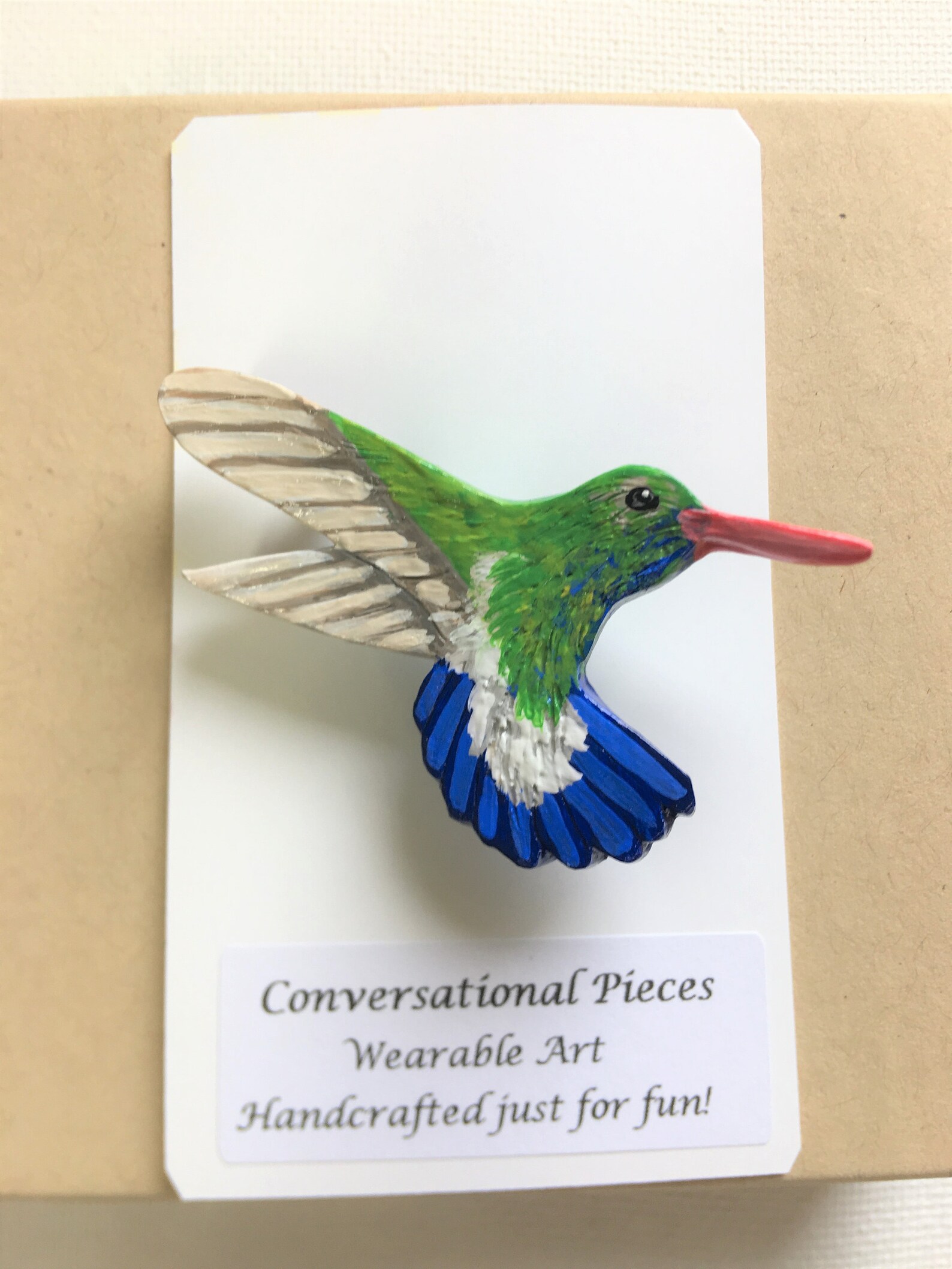 Hummingbird Pin - Etsy