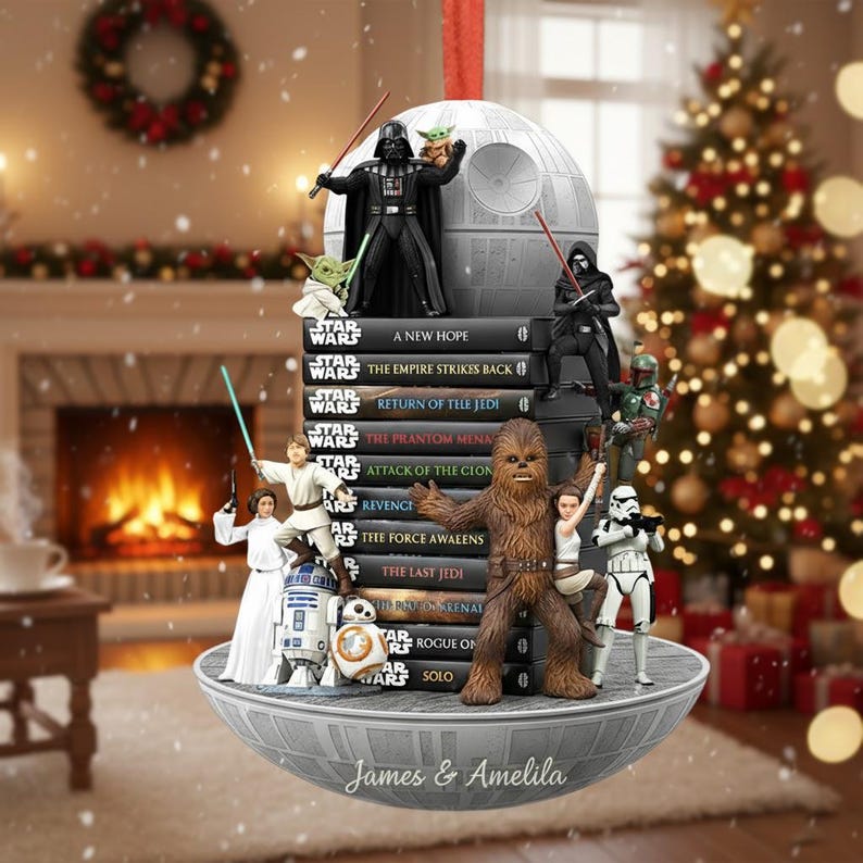 Personalized Star Wars Christmas 2D Flat Ornament Acrylic , Death Star ...