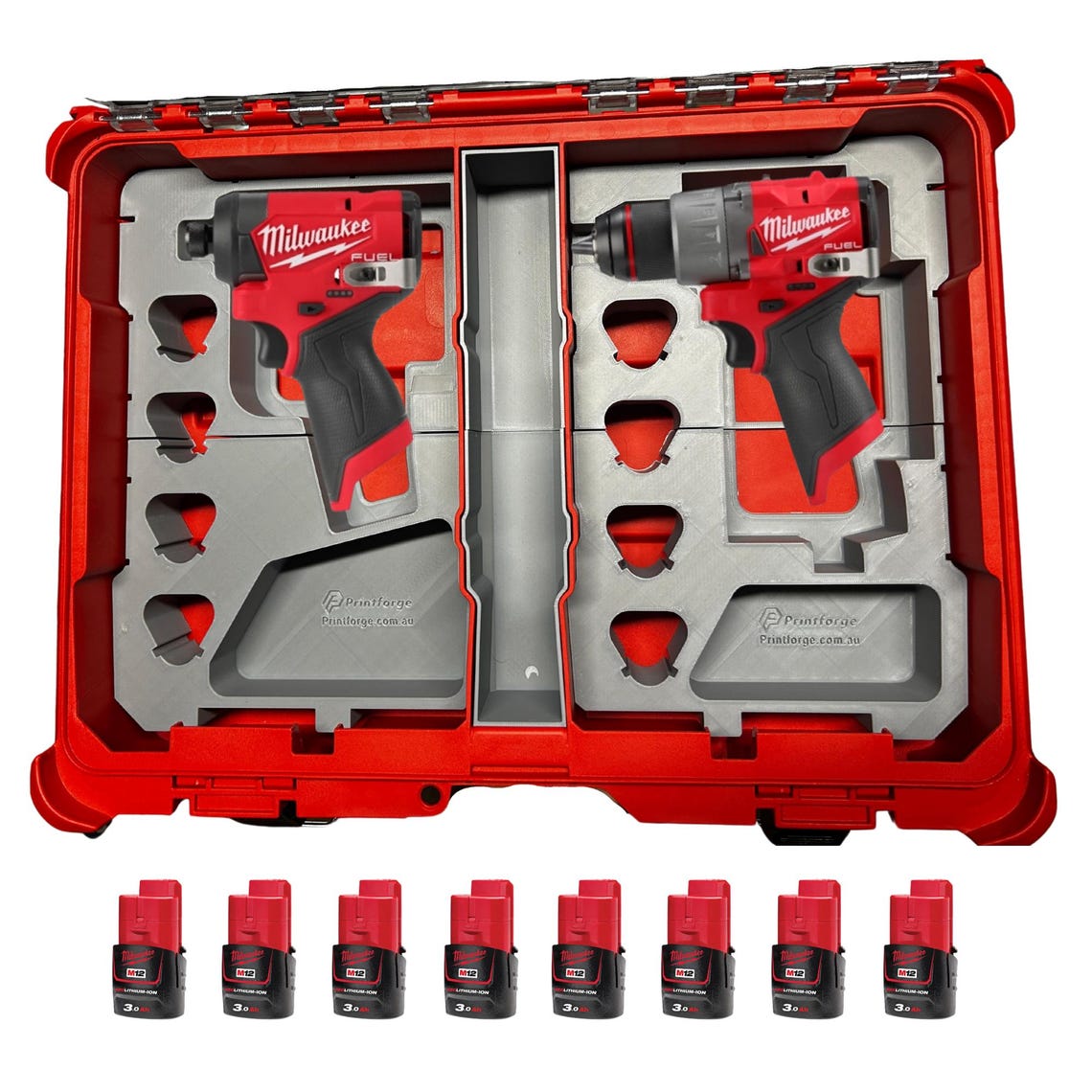 Milwaukee M12 Dual Tool Holder for Packout System - Milwaukee Packout ...