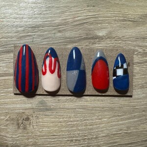 Red Bull F1 Press on Nails - Etsy