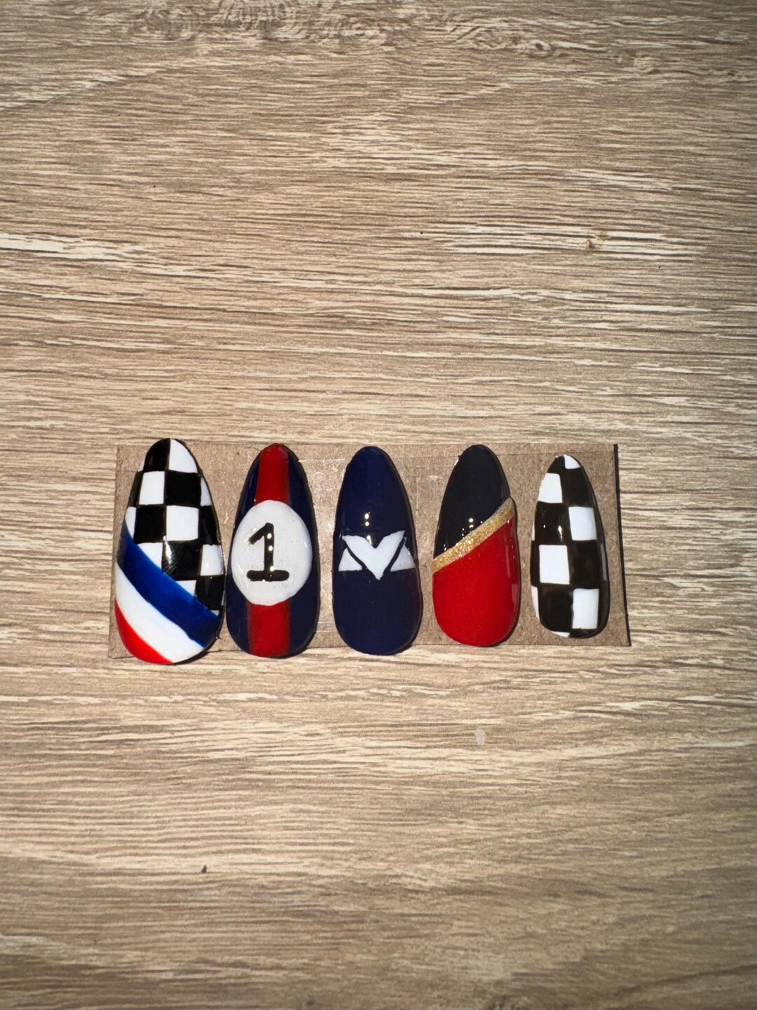 Max Verstappen F1 Press on Nails - Etsy