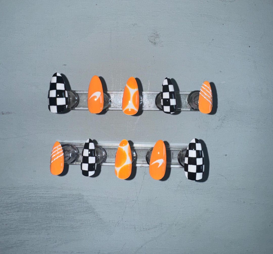 Mclaren F1 Press on Nails - Etsy
