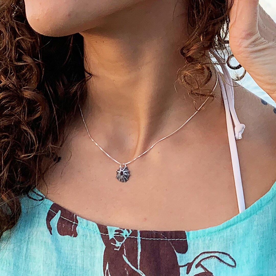 Tiny Opihi Necklace, Shell Necklace, Ocean Lover Gift, False Opihi ...