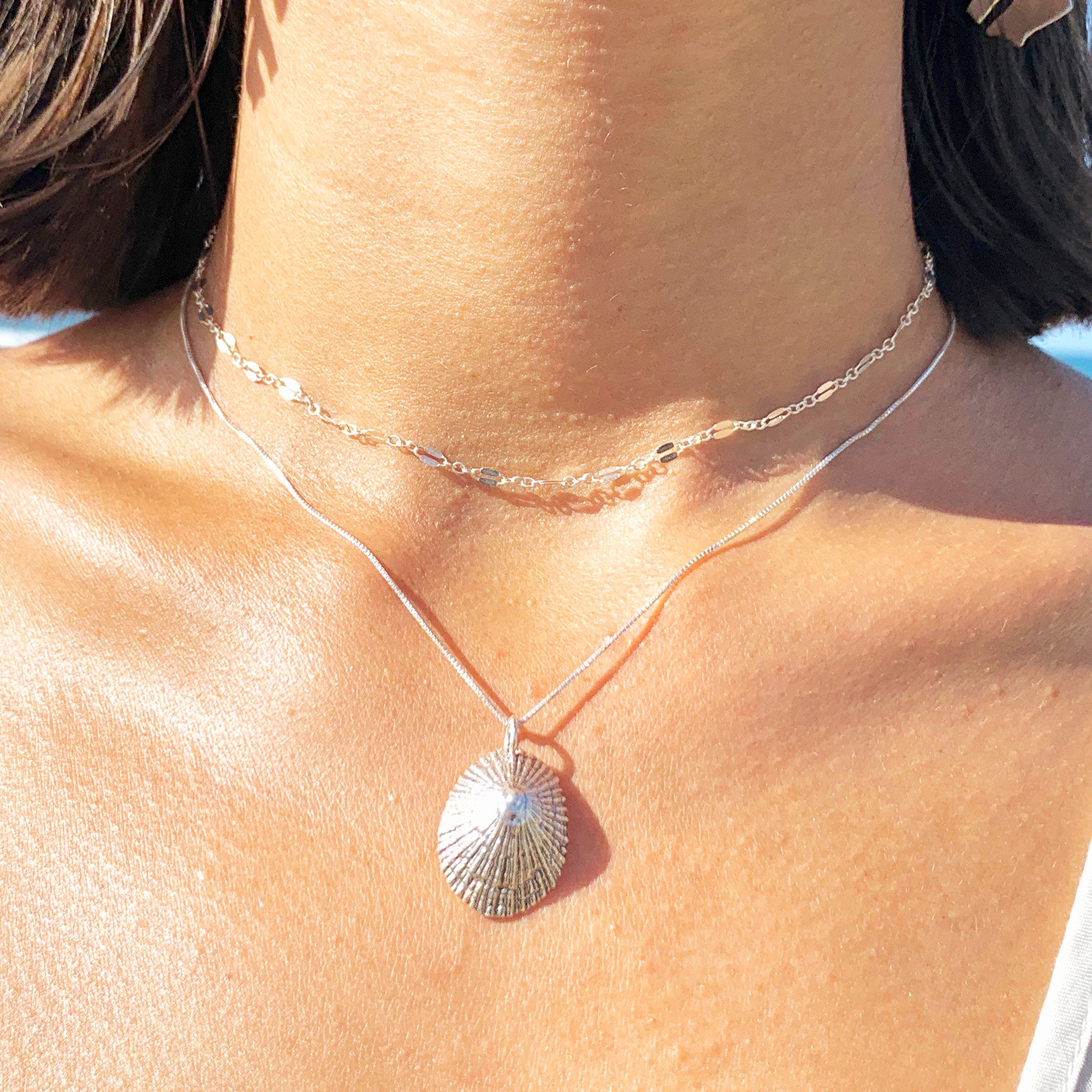 Opihi Necklace sterling Silver, Hawaiian Shell Necklace, Limpet ...