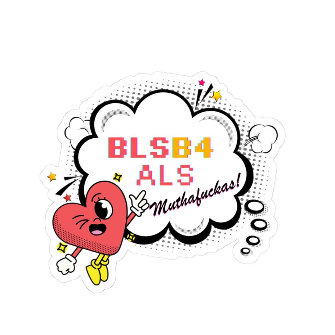 BLS Before ALS Sticker |medical First Responder Decal, Emt Gift ...