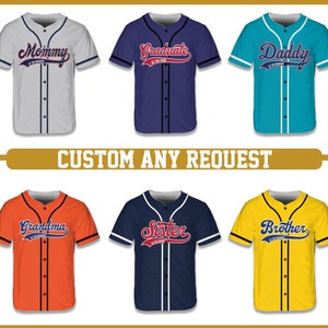 Custom Graduation Baseball Jersey Personalized Senior Class of 2024 ...