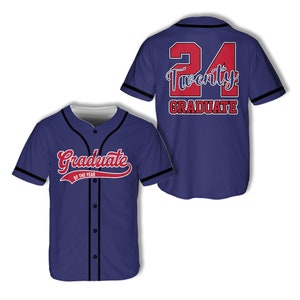 Custom Graduation Baseball Jersey Personalized Senior Class of 2024 ...