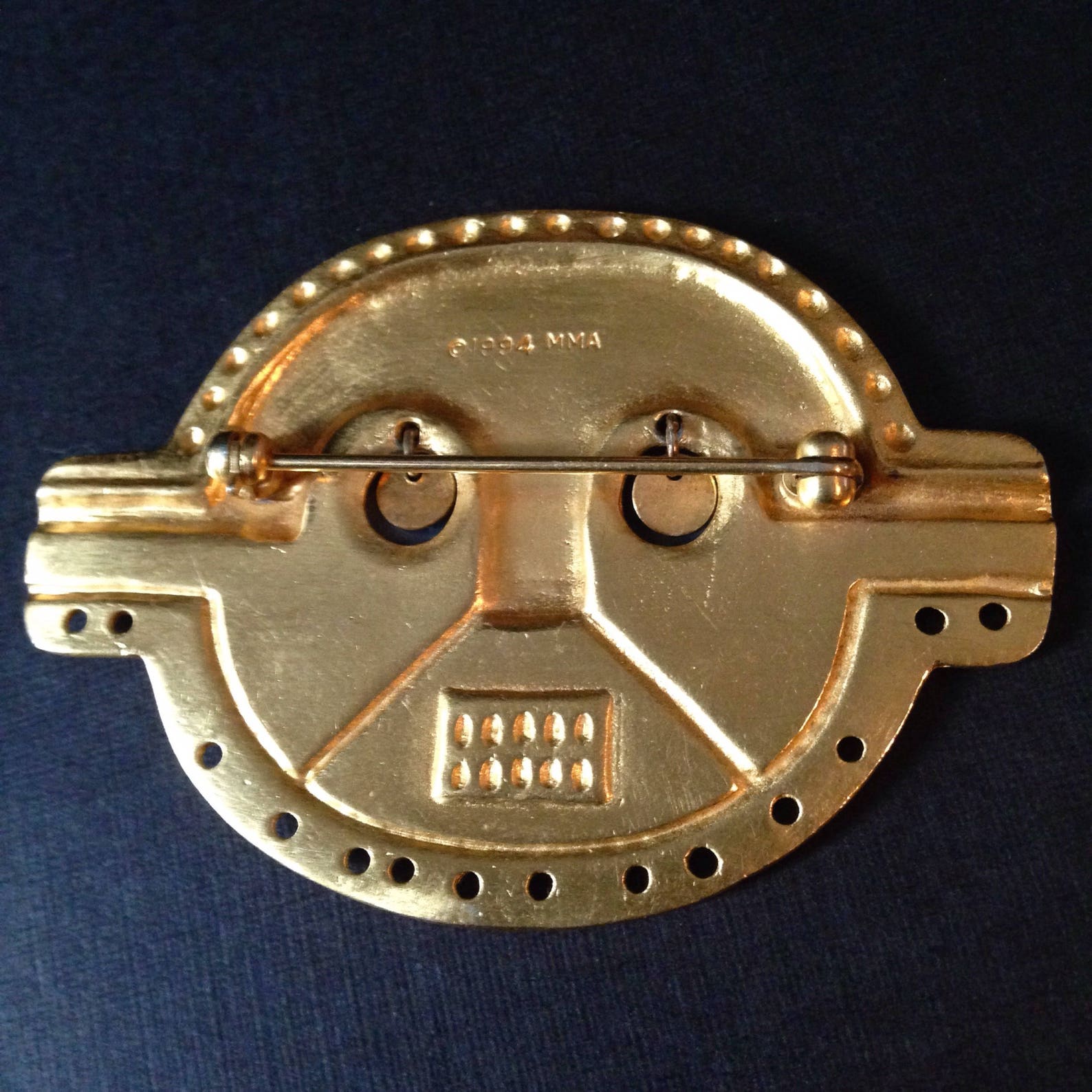 Aztec/incan/spanish Replica Face With Dangling Eyes, Metropolitan ...