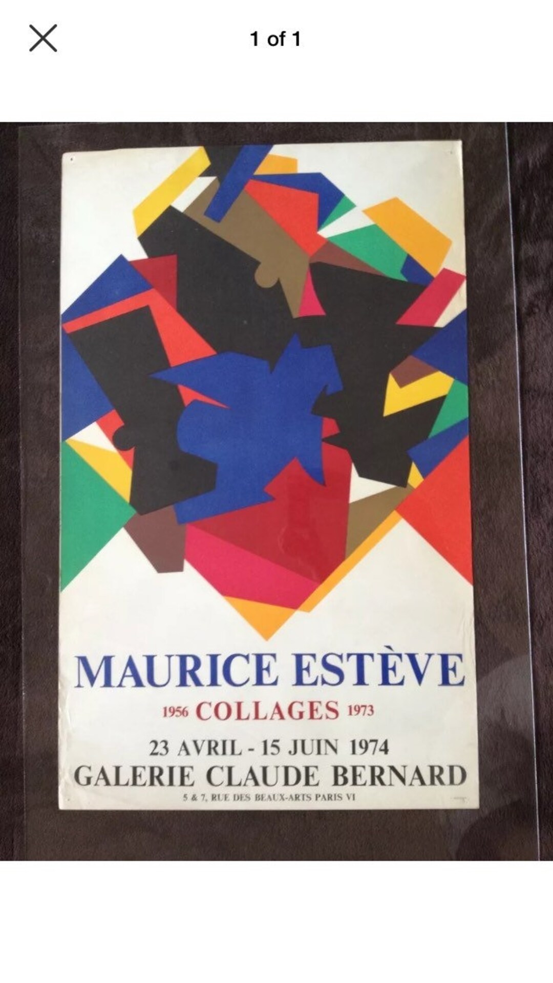 Esteve collages Original Lithograph From Galerie - Etsy