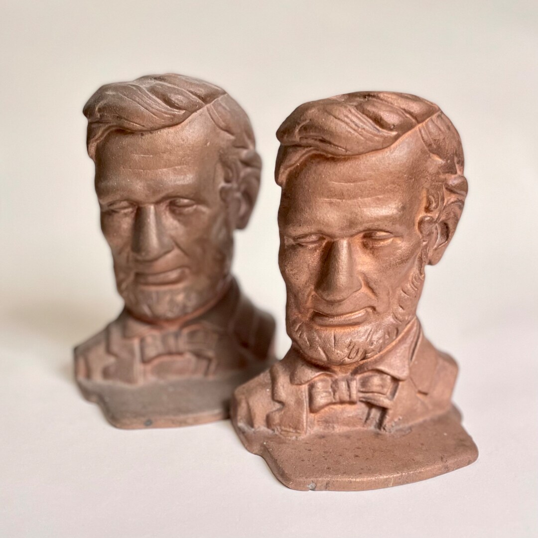 Abraham Lincoln Bookends, in Solid Copper — so Beautifully Made and ...