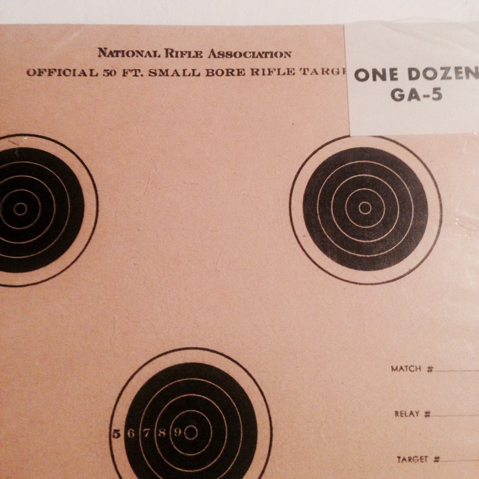 TARGETS Small Bore Rifle Two Vintage Packs of 12 Targets - Etsy