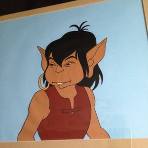 WEEHAWK, Original Cel of the Beserker Elf in Famed Director Ralph Baksi ...