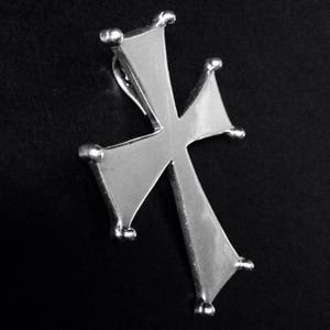 LARGE Solid Sterling Cross Heavy and Gorgeous. Make a - Etsy