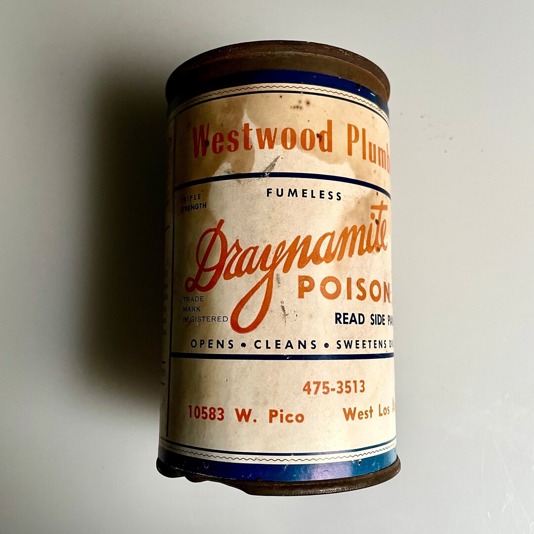 Draynamite “fumeless” Poison! “opens • Cleans • Sweeten Drains” ! A ...