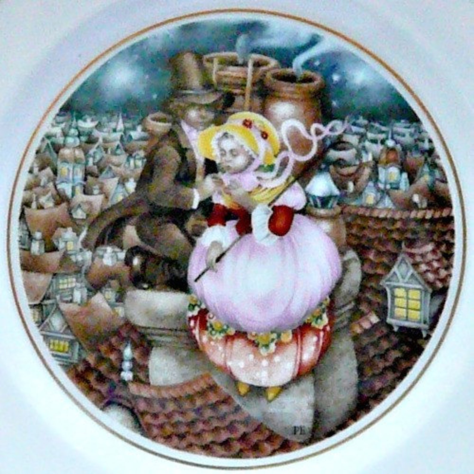 Shepherdess and the Chimney Sweep PLATE, Hans Christian Andersen, Royal ...