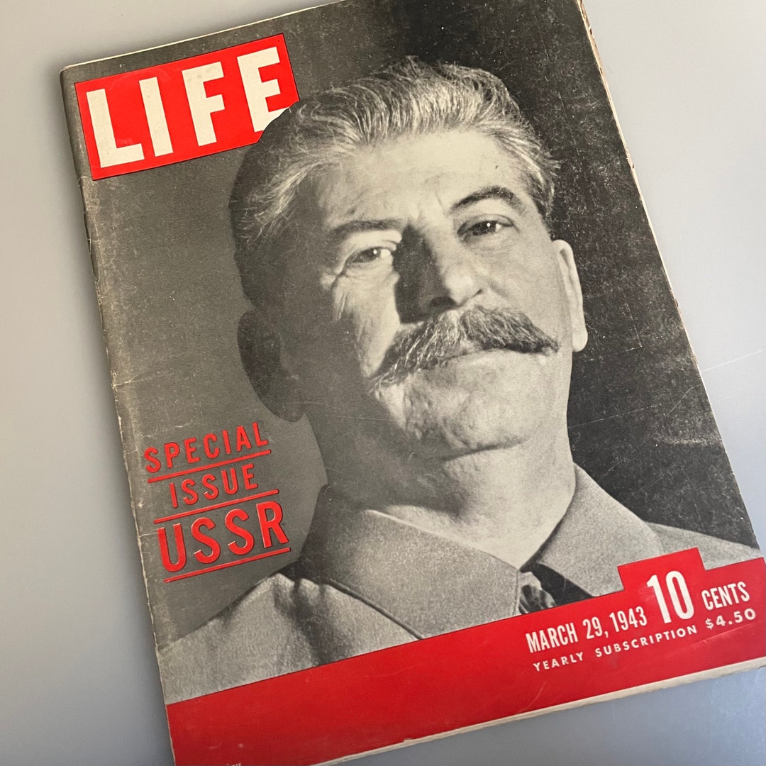 STALIN! “special Issue Ussr", LIFE Magazine, Joseph Stalin on the Cover ...