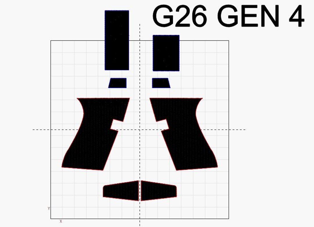 G26/27 GEN 4 Honeycomb Pattern Stippling SVG - Etsy