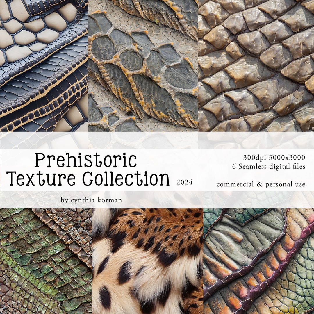 SEAMLESS DIGITAL ART Texture Collections Prehistoric Skins - Etsy