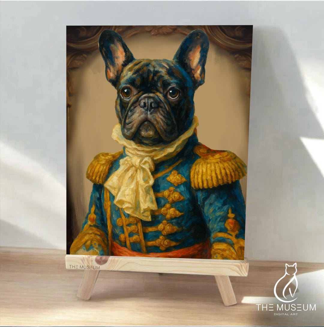Custom Renaissance Pet Portrait – Regal Animal Painting, Personalized ...