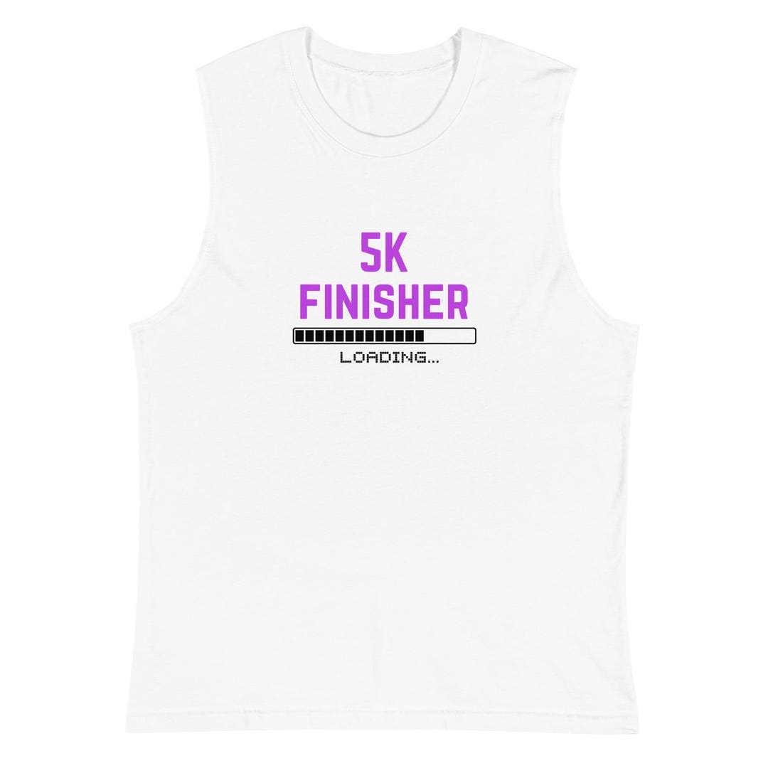 5K Finisher Loading Muscle Shirt - Etsy