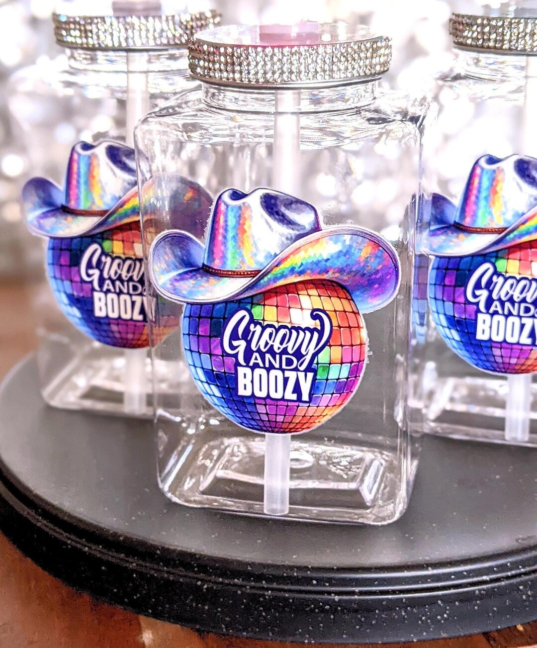 Groovy and Boozy Bachelorette Party Cup, Last Disco Cowgirl, Birthday ...