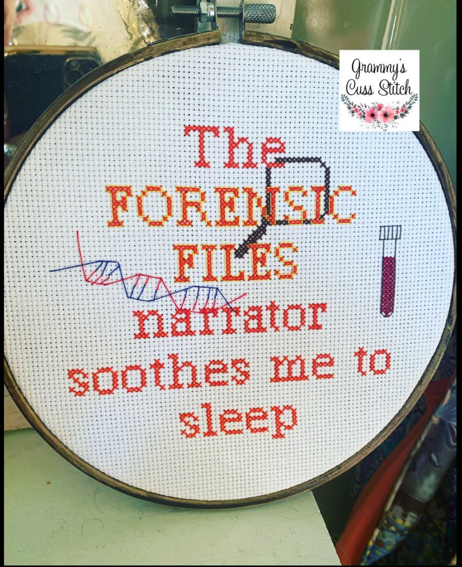 Forensic Files Cross Stitch, True Crime, Documentary Crimes, Snarky ...