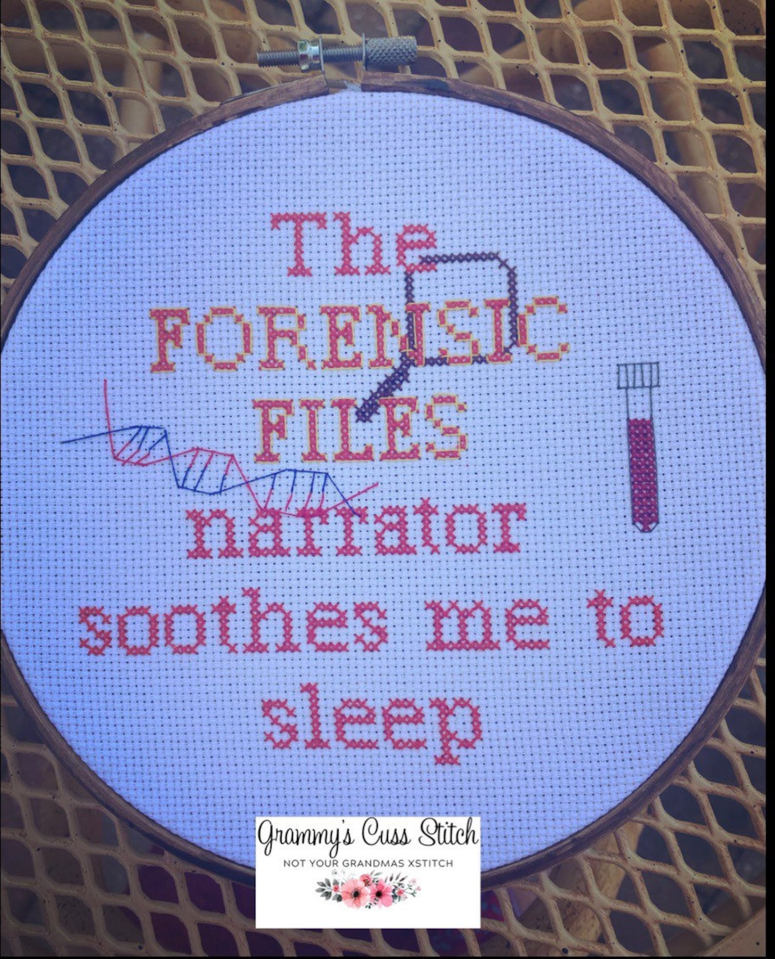 Forensic Files Cross Stitch, True Crime, Documentary Crimes, Snarky ...