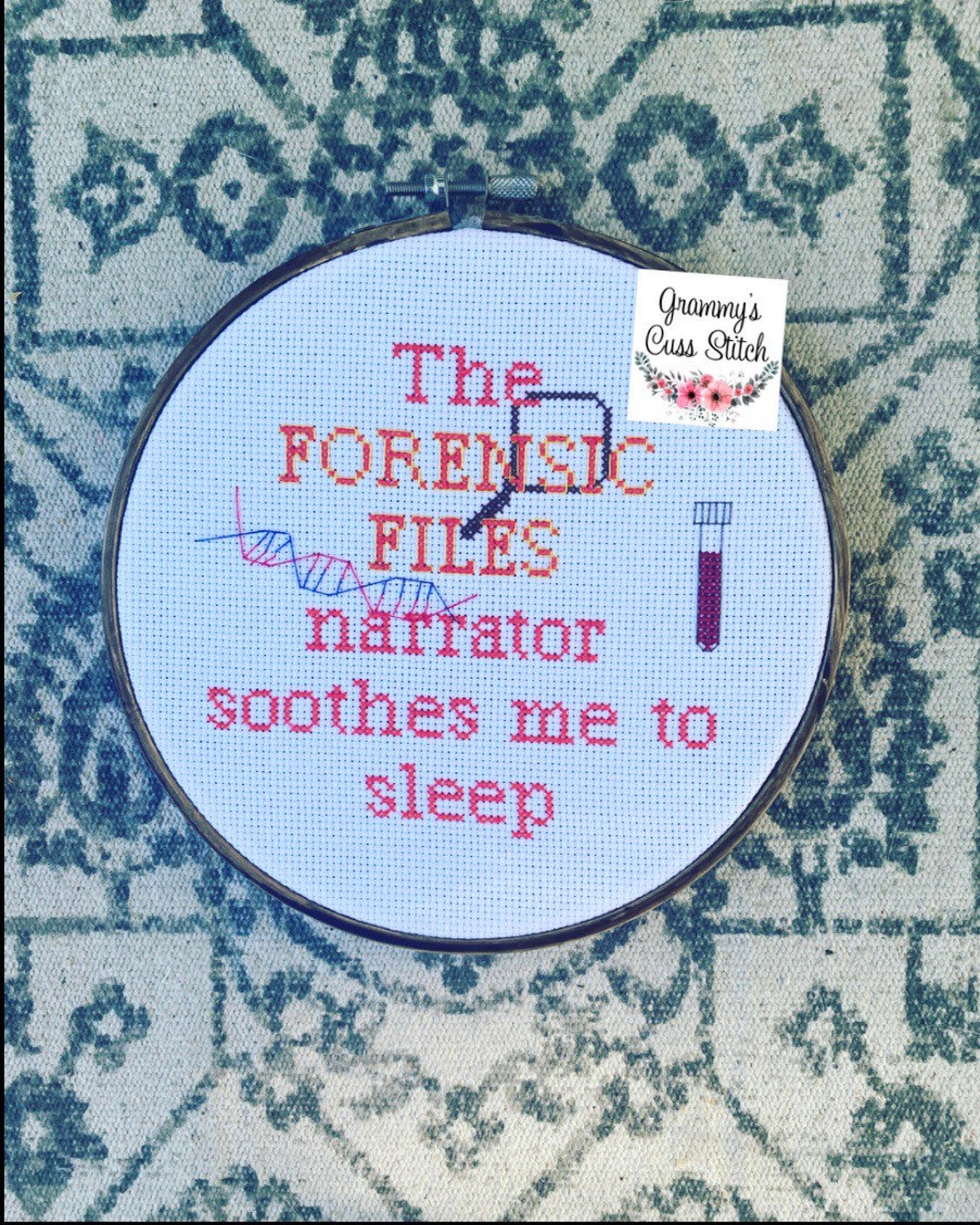 Forensic Files Cross Stitch, True Crime, Documentary Crimes, Snarky ...