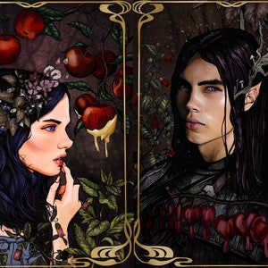 Lore and Samara Official Combo Pack Color Portrait for Scarlett St. Clair’s Apples Dipped in ...