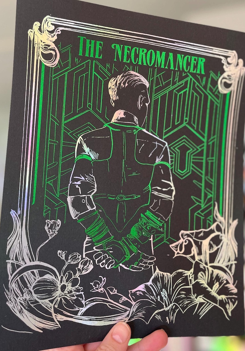 FOIL PRINT Emmrich Volkarin the Necromancer Mournwatch Companion From ...