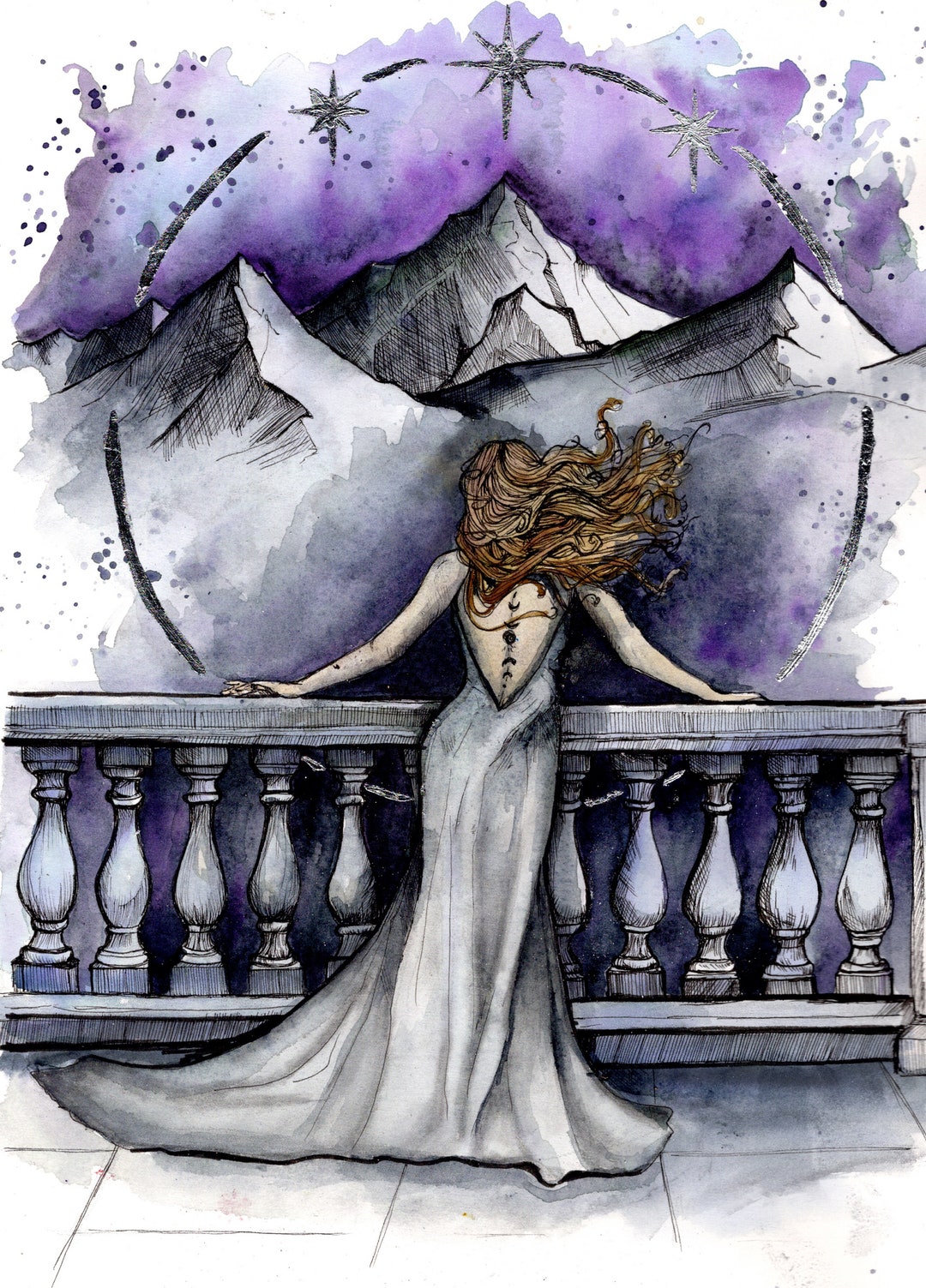 Feyre Archeron High Lady of the Night Court From ACOTAR Series - Etsy