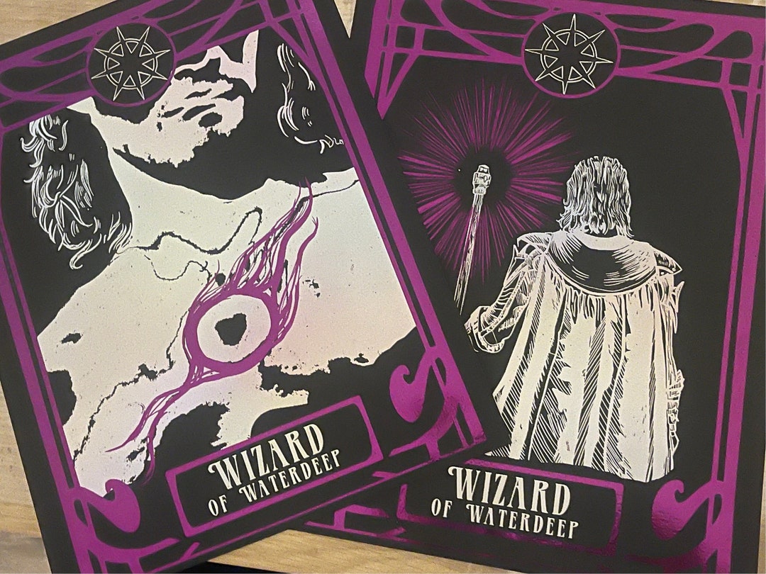 Gale Dekarios the Wizard of Waterdeep From Baldur’s Gate 3 Foil Print ...