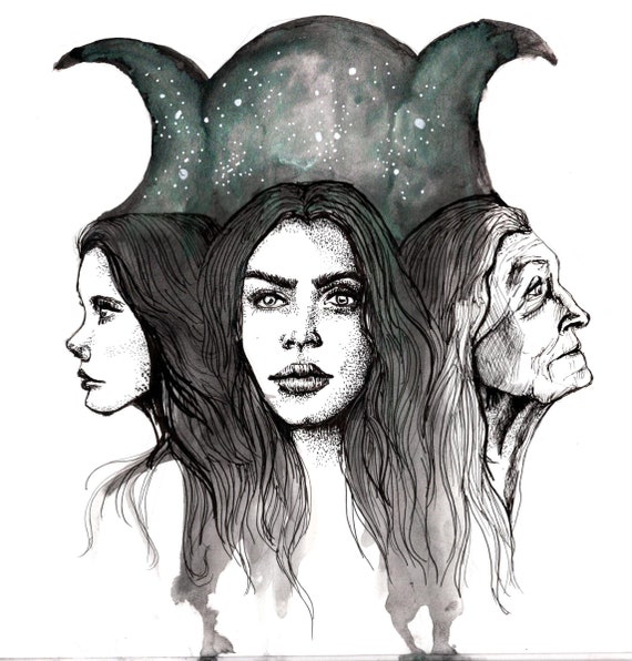 Mother Maiden Crone | Etsy