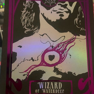 Gale Dekarios the Wizard of Waterdeep From Baldur’s Gate 3 Foil Print ...