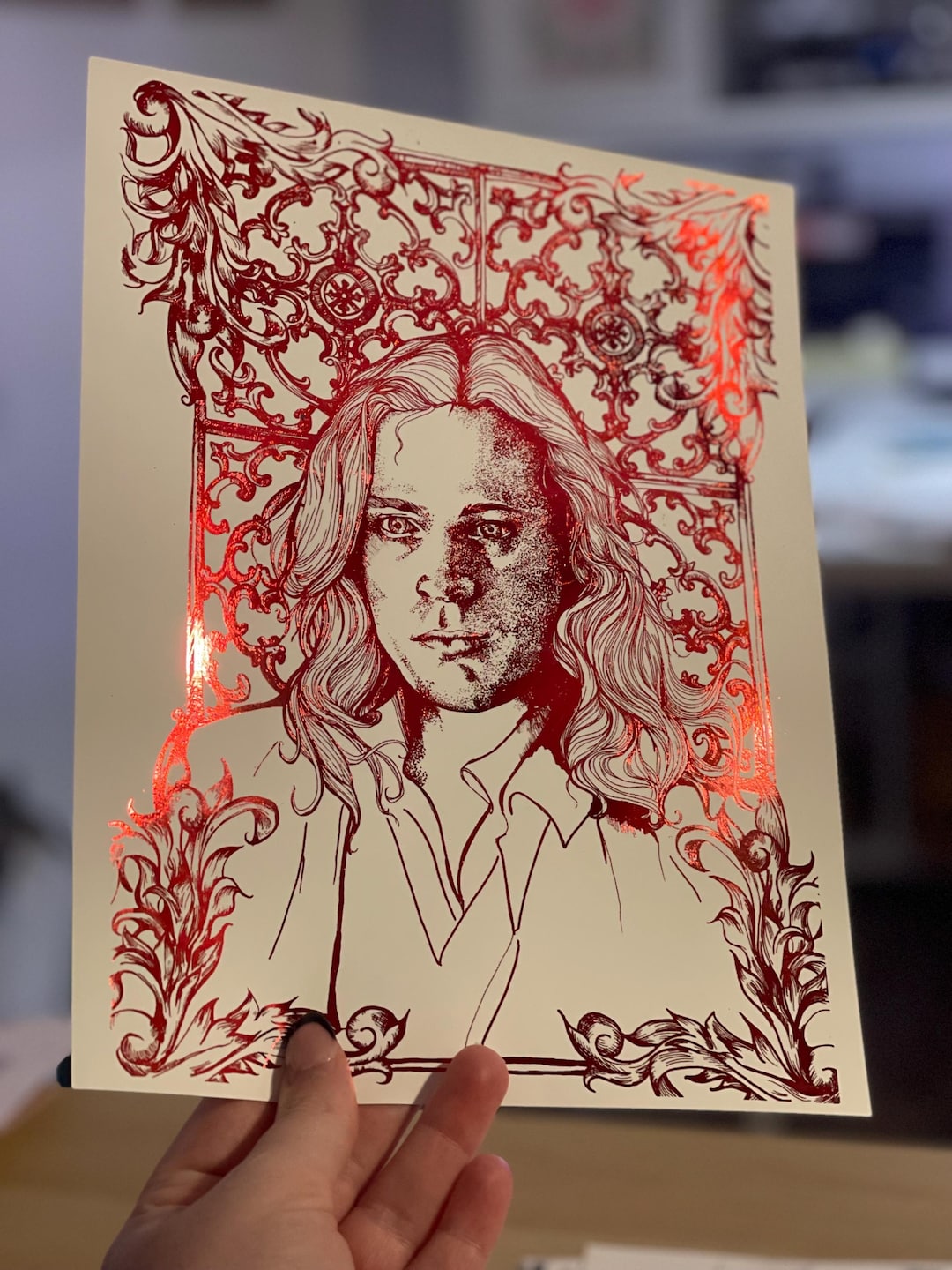 Lestat De Lioncourt Foil Print: Interview With the Vampire, Sam Reid Portrait - Etsy