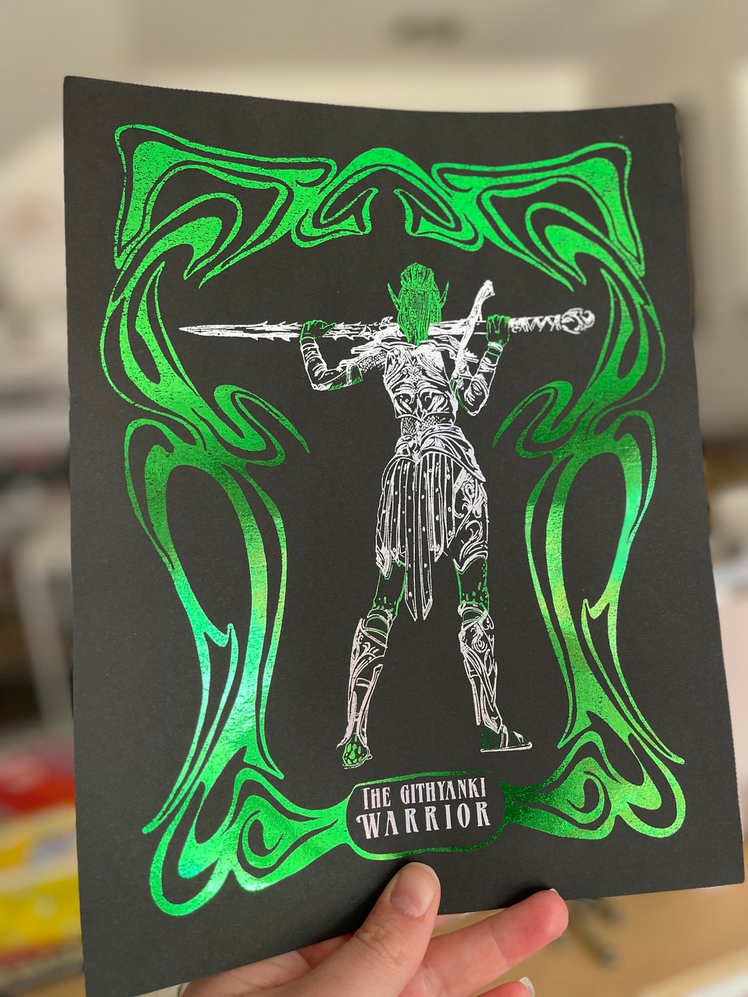 The Githyanki Warrior Laezel the Fighter From Baldur’s Gate 3 Foil ...