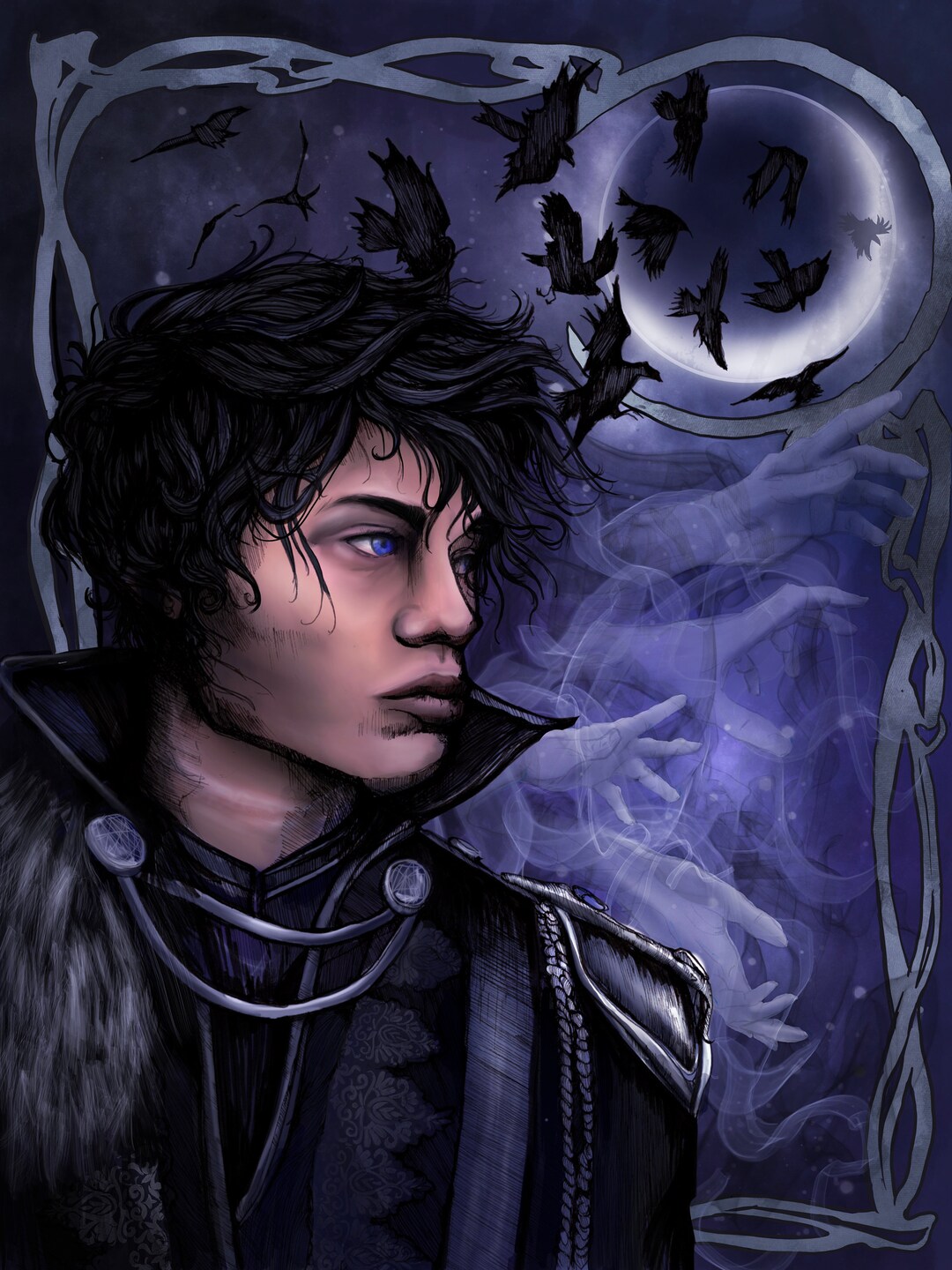 Dorian Haviallard From the Throne of Glass Series by Sarah J Maas - Etsy