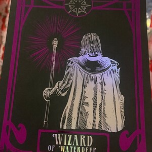 Gale Dekarios the Wizard of Waterdeep From Baldur’s Gate 3 Foil Print ...