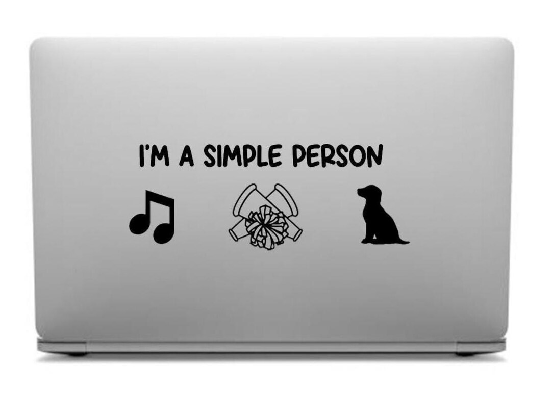 Customizable I'm a Simple Person Decal - Etsy