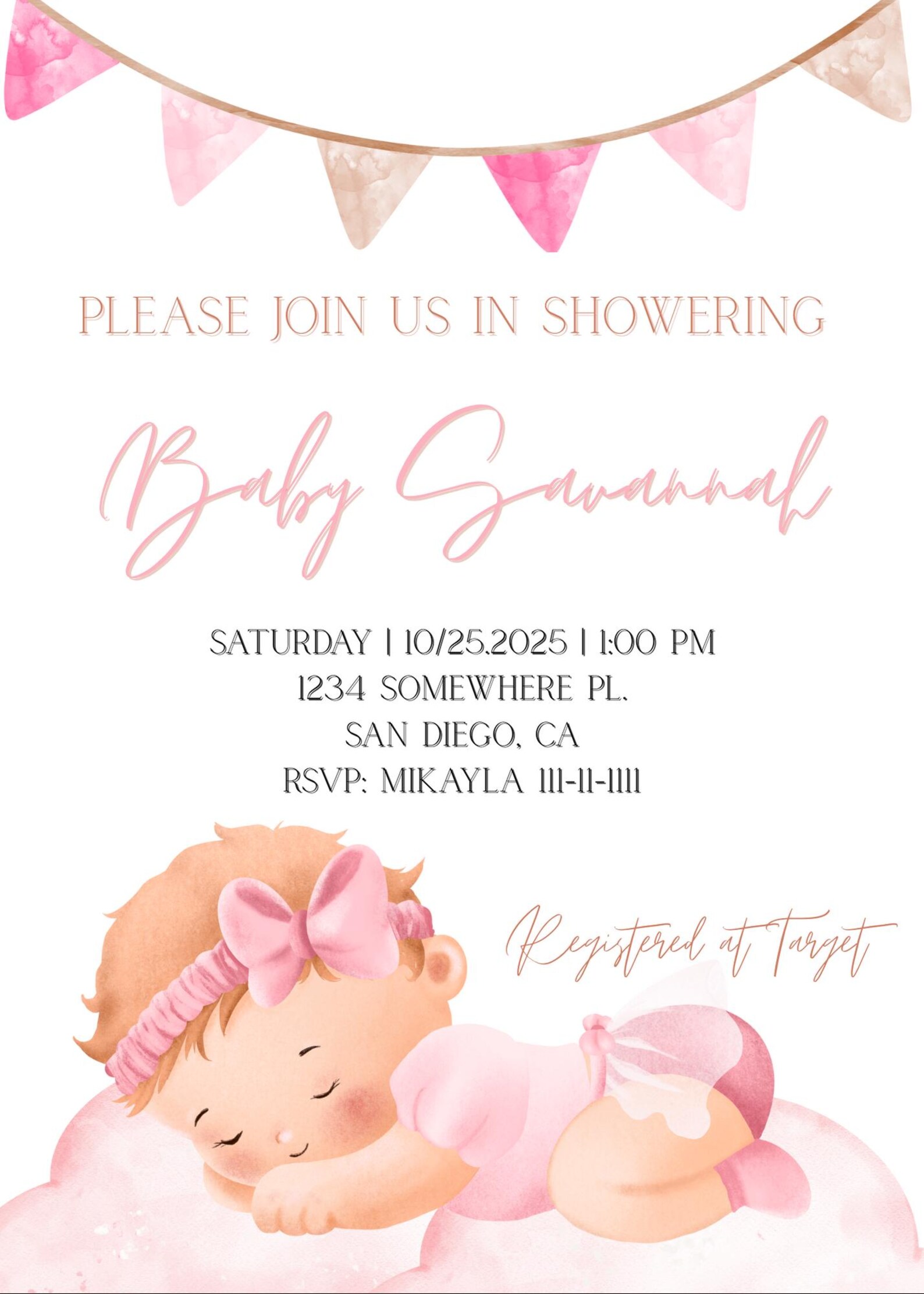 Personalized Baby Shower Invitation - Etsy