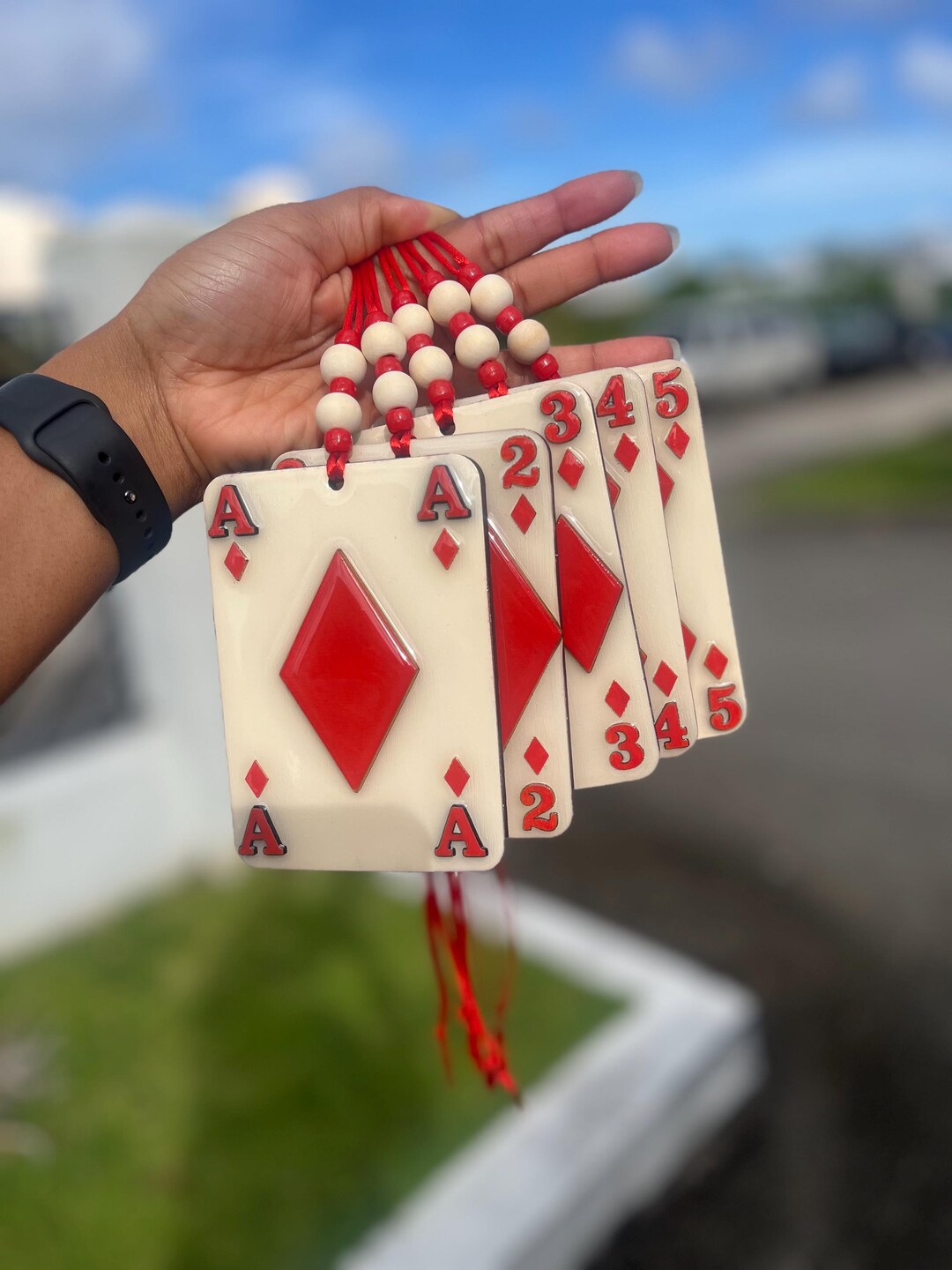 Greek Tiki Playing Card | Fraternity Sorority Decor | Handcrafted ...
