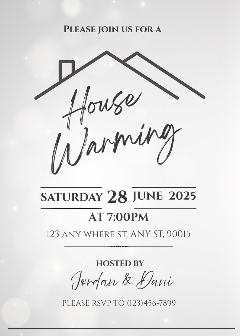 House Warming Invitation - Etsy
