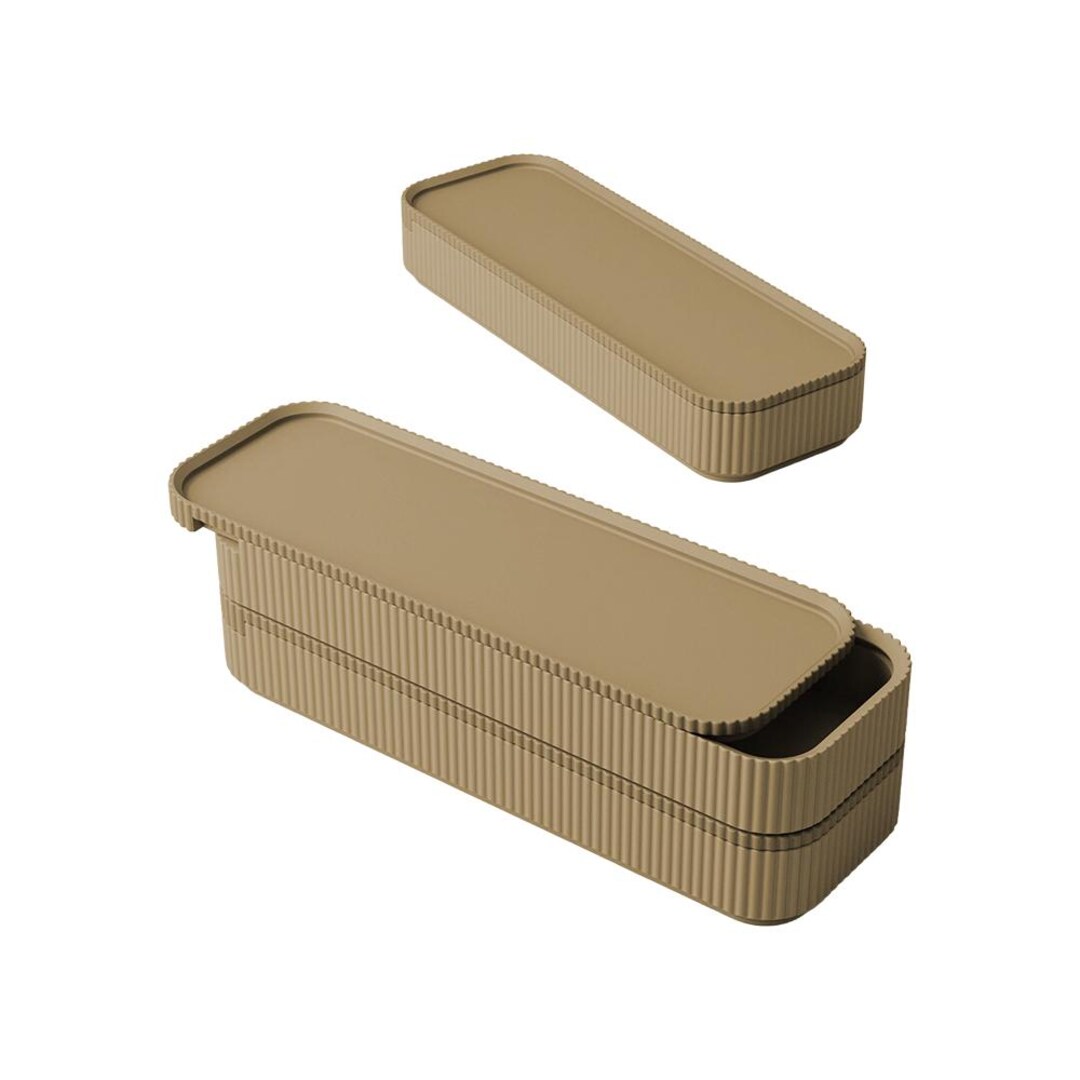 Stylish Slide Pencil Case Slim – Minimalist Desk Organizer With Sliding ...