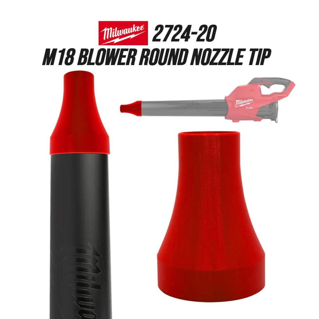 M18 Blower Round Nozzle Tip for Milwaukee Blowers - Etsy
