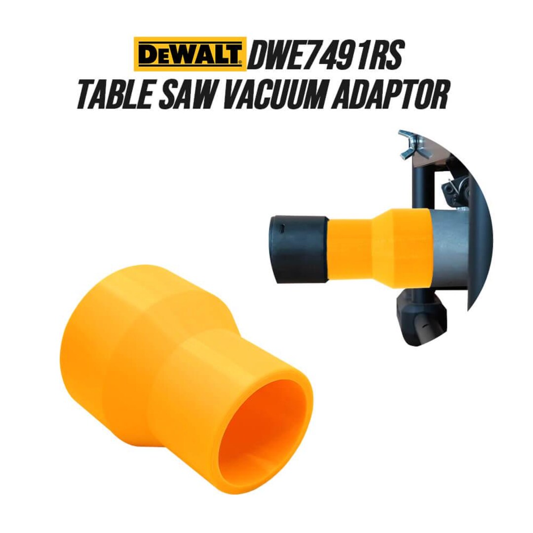 Dust Collection Vacuum Adaptor for Dewalt DWE7491RS Table Saw - Etsy