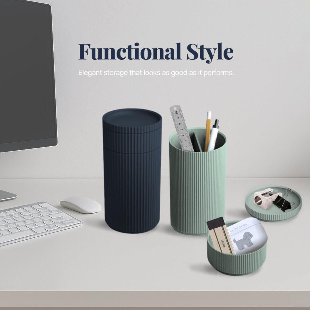 Modular Desk Organizer & Stackable Pen Holder for Efficient Workspaces ...