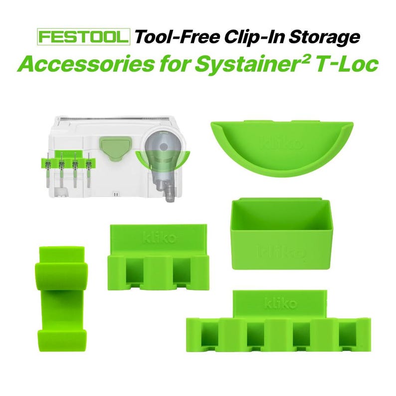 Festool SYS Mounting Box for Systainer T-loc | Organize Your Workspace ...