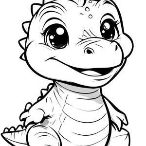 Cute and Cheerful Safari Animals Digital Coloring Pages, Digital Art ...